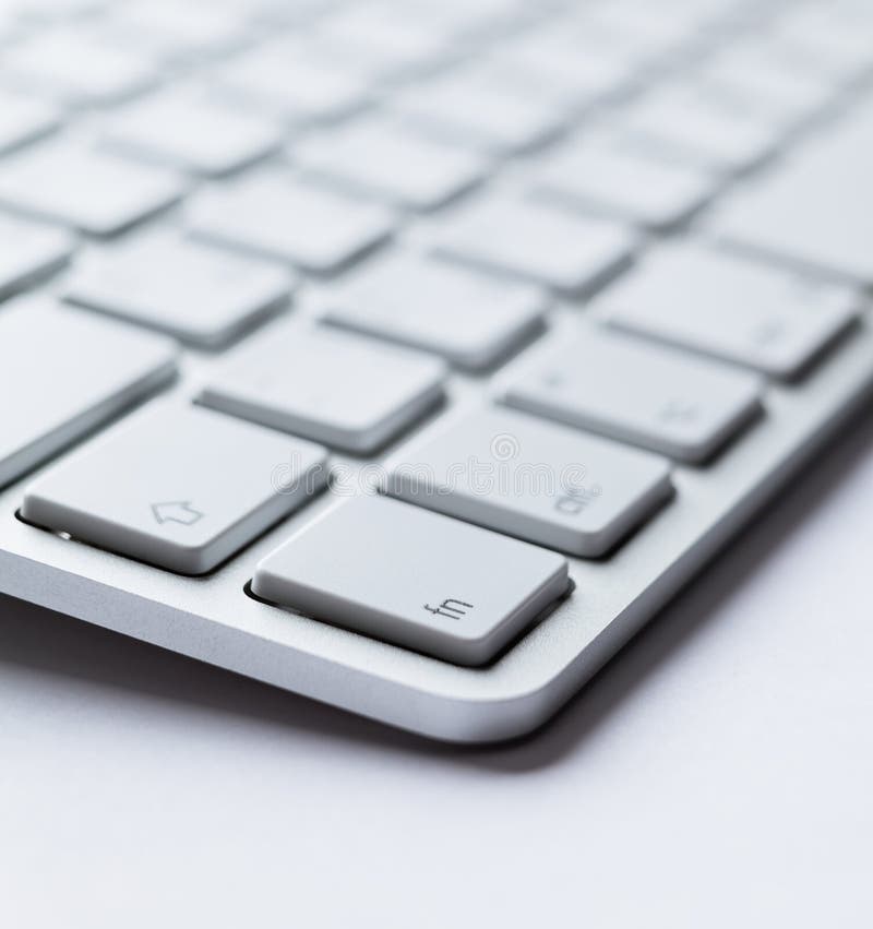 Angle of light keyboard stock photo. Image of corner - 27252088