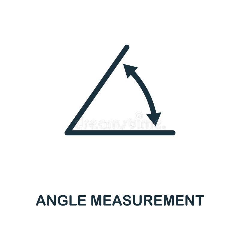 Angle Measurement Icon. Monochrome Style Design from Measurement Icon ...