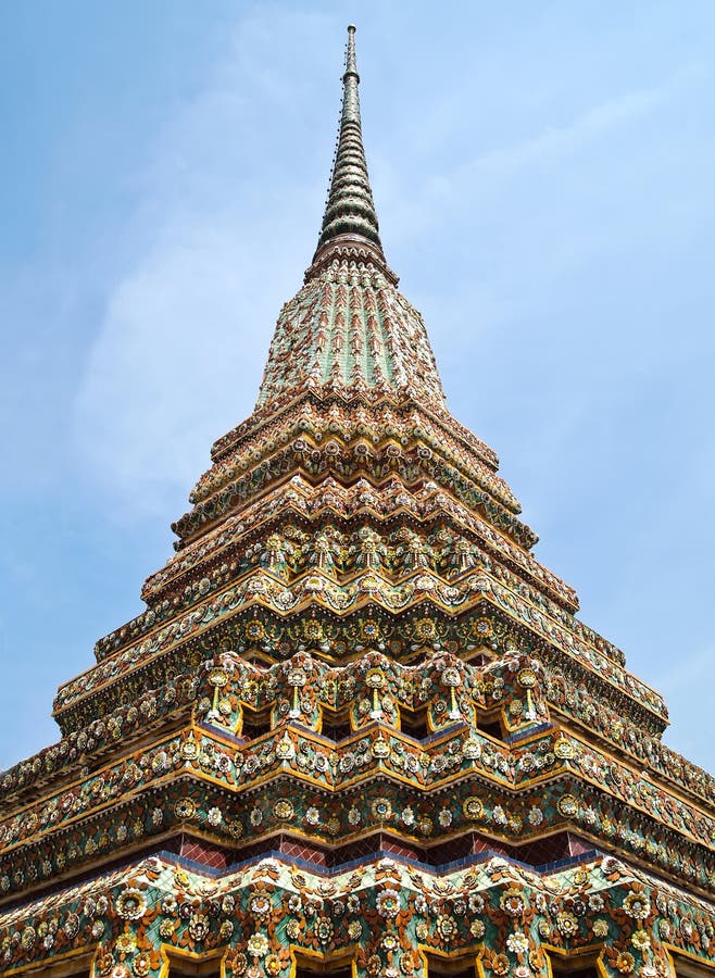 Wat pho temple in Bangkok stock photo. Image of antiquities - 39013608