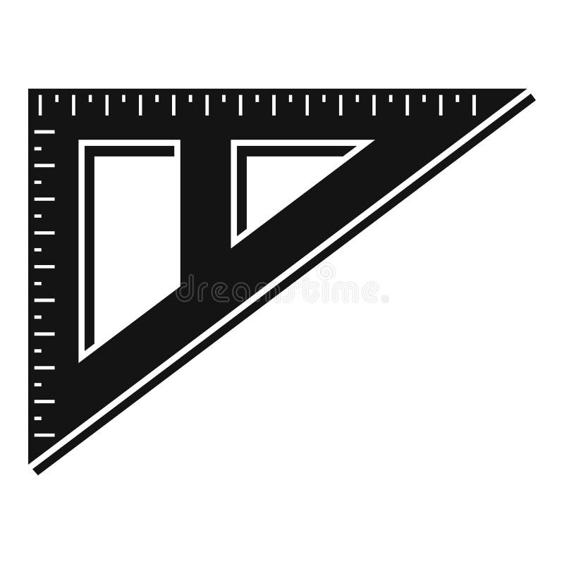 Angle Ruler Icon, Simple Style Stock Vector - Illustration of isolated ...