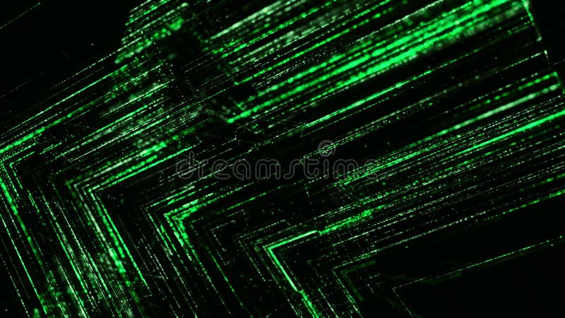 Angle of Shining Lines. Animation. Two Streams of Shining Lines Collide ...