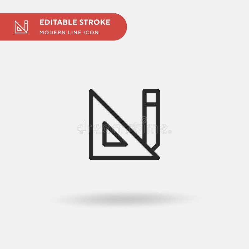 Angle Simple Vector Icon. Illustration Symbol Design Template for Web ...