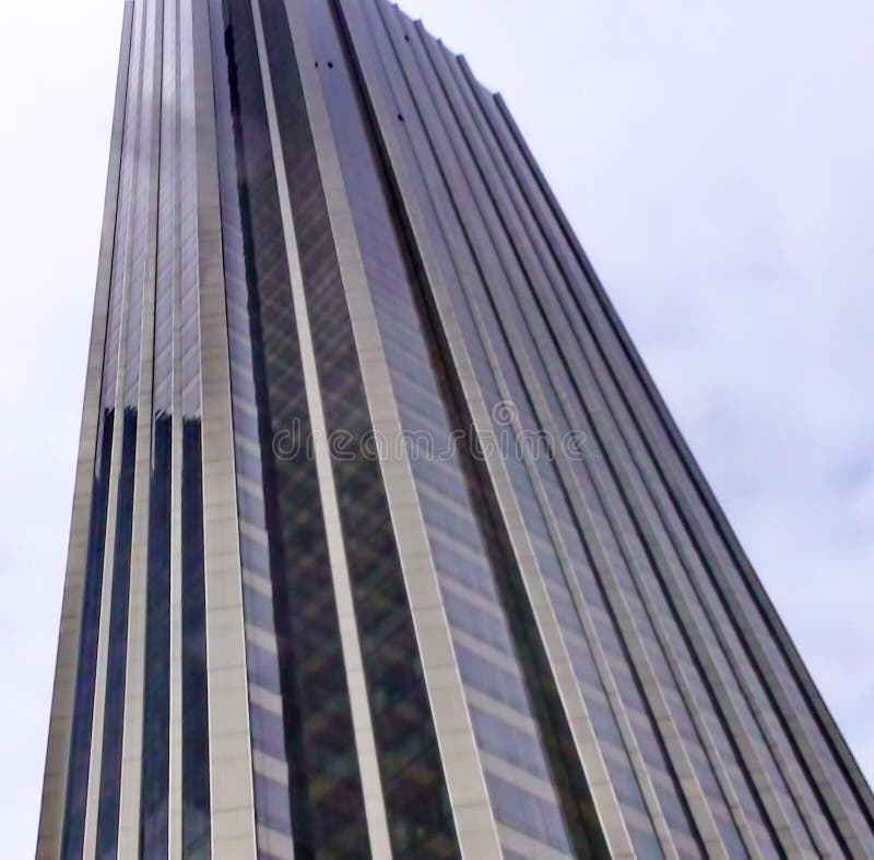 Angle of a skyscraper editorial stock image. Image of blue - 78373974
