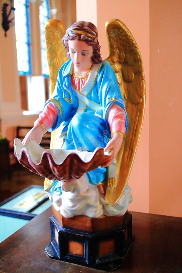 Angle statue stock image. Image of carving, angle, statue - 58327521