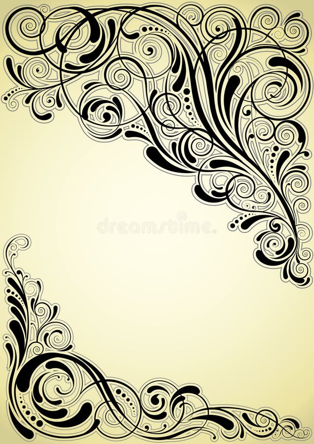 Swirl design stock vector. Illustration of decorative - 26645544
