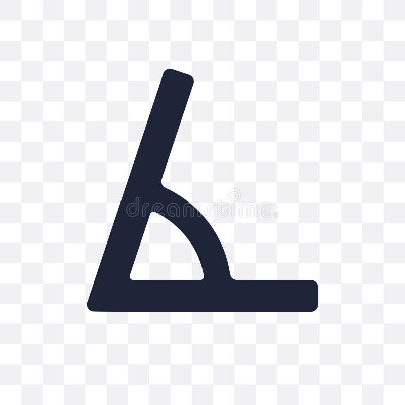 Angle Transparent Icon. Angle Symbol Design from Geometry Collection ...