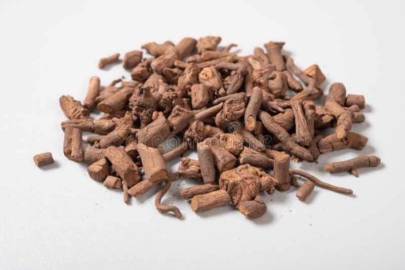 Her QianCao or Radix Rubiae or India Madder Root Stock Photo - Image of ...