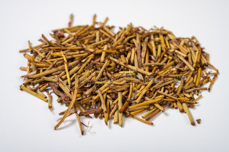 Herb MiMaHuang or Honey-fried Ephedra or Ephedra Sinica Stir-fried with ...