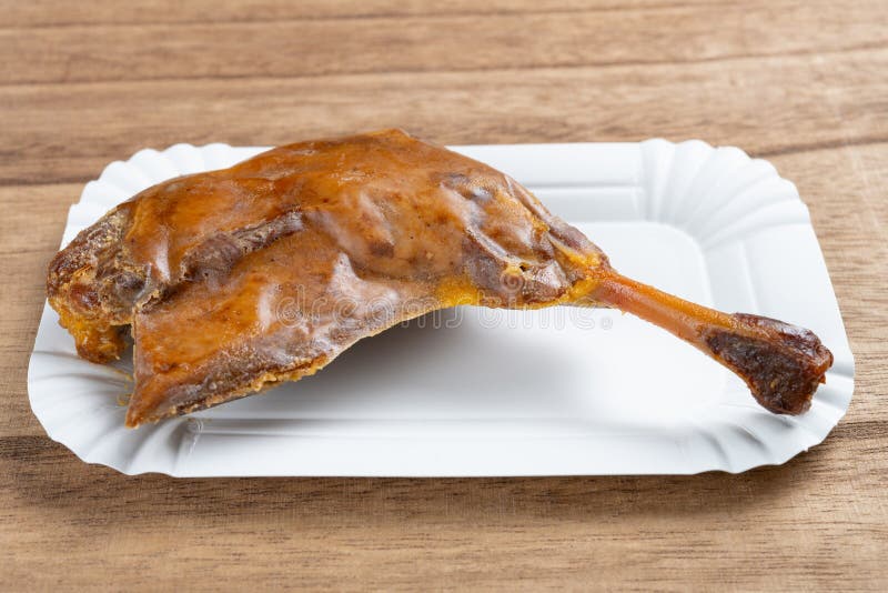 Instant Braised Duck Leg at Horizontal Composition Stock Photo - Image ...