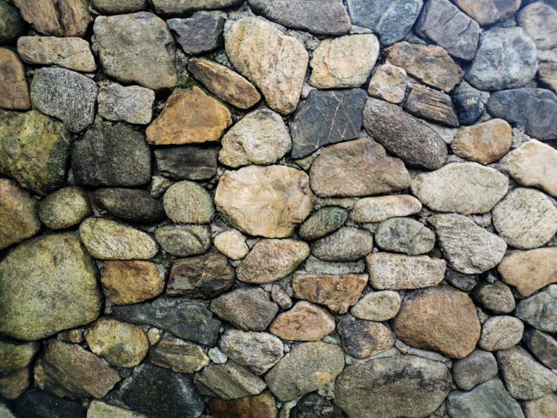 Angle of View Stone Wall Texture Background Stock Photo - Image of ...