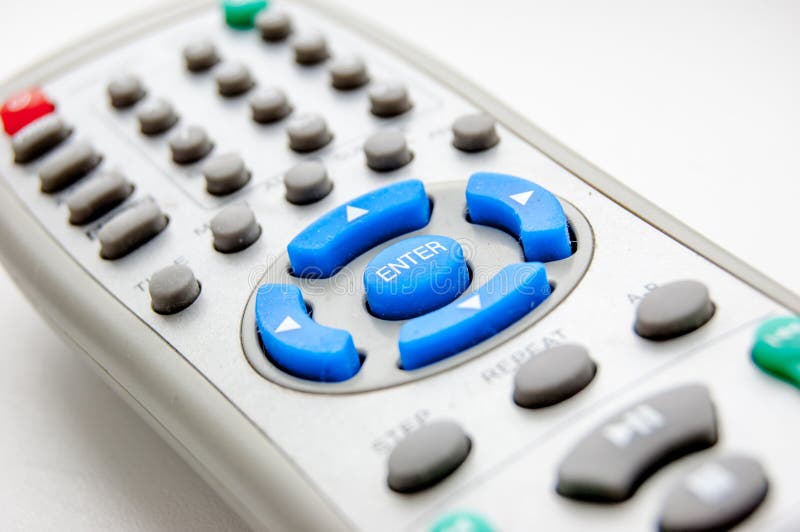 Angle View of White Remote Control Closeup Stock Photo - Image of ...