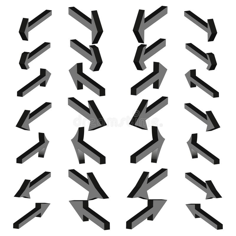 Angled Arrow Rows Stock Illustrations – 10 Angled Arrow Rows Stock ...