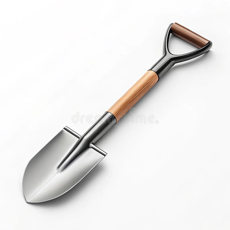 Angled Blade Garden Spade Stock Illustrations – 5 Angled Blade Garden ...