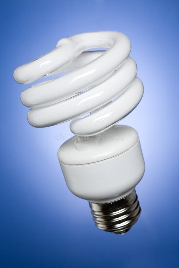 Lightbulb in Front of a Spotlight Stock Image - Image of technology ...