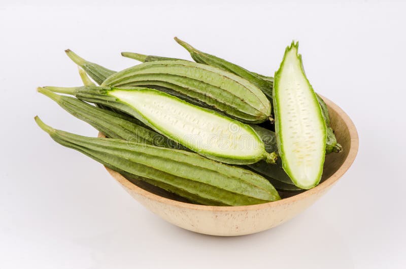 Angled Gourd (Luffa Acutangula (Linn.) Roxb Stock Image - Image of ...
