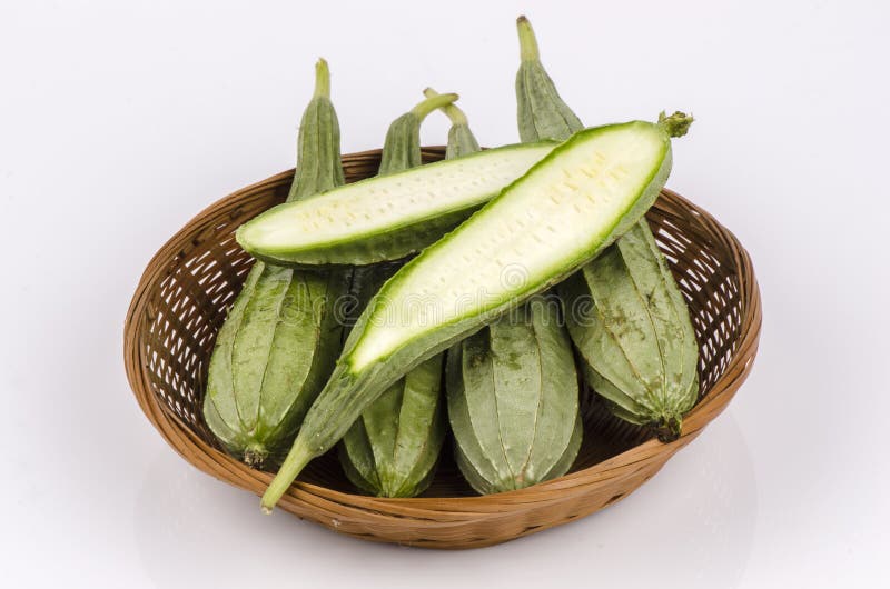 Angled Gourd (Luffa Acutangula (Linn.) Roxb Stock Photo - Image of ...