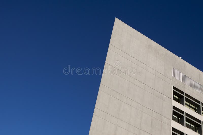 Angled Modern Building stock image. Image of high, construction - 23991111