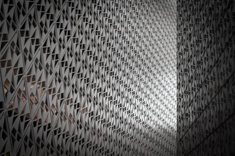 Angled Pattern on the Facade of a Modern Architecture Building Stock ...