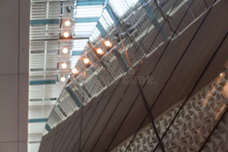 Angled Pattern on the Facade of a Modern Architecture Building Stock ...