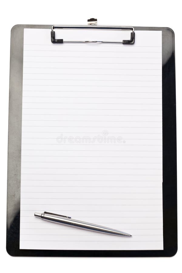 Empty Blank Ring, Spiral Notepad, One Gold Pen Stock Image - Image of ...