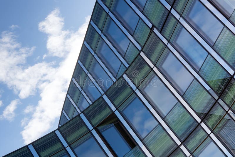 Angled Shot of an Office Building Stock Photo - Image of architecture ...
