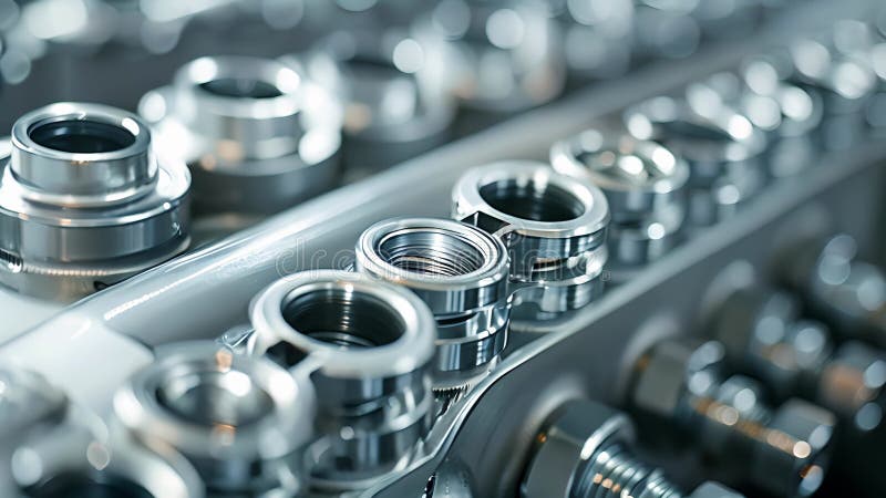 An Angled View of a Compact Lightweight Manifold Made from Highgrade ...