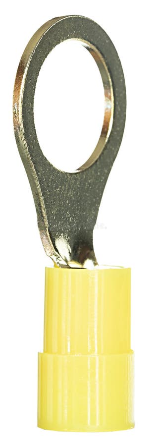 Angled View of a Ring Connector Stock Image - Image of automotive ...