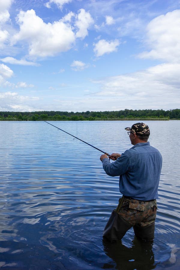 Angler stock photo. Image of nature, recreation, holiday - 183678962