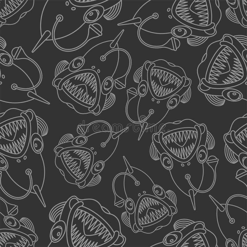 Anglerfish Design Stock Illustrations – 339 Anglerfish Design Stock ...