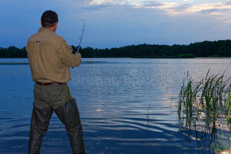 Angler stock image. Image of angling, hobby, nature - 206959053