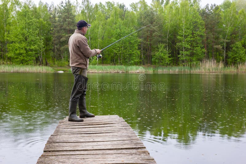 Angler stock photo. Image of wooden, angling, summer - 147523664