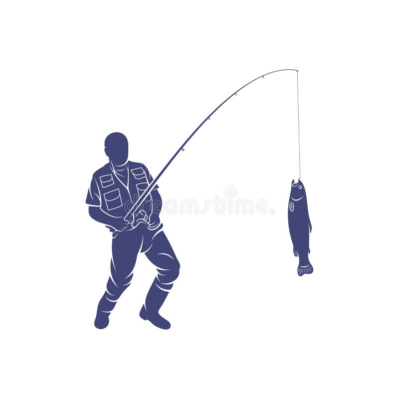 Angler Design Vector Illustration, Creative Angler Logo Design Concepts ...