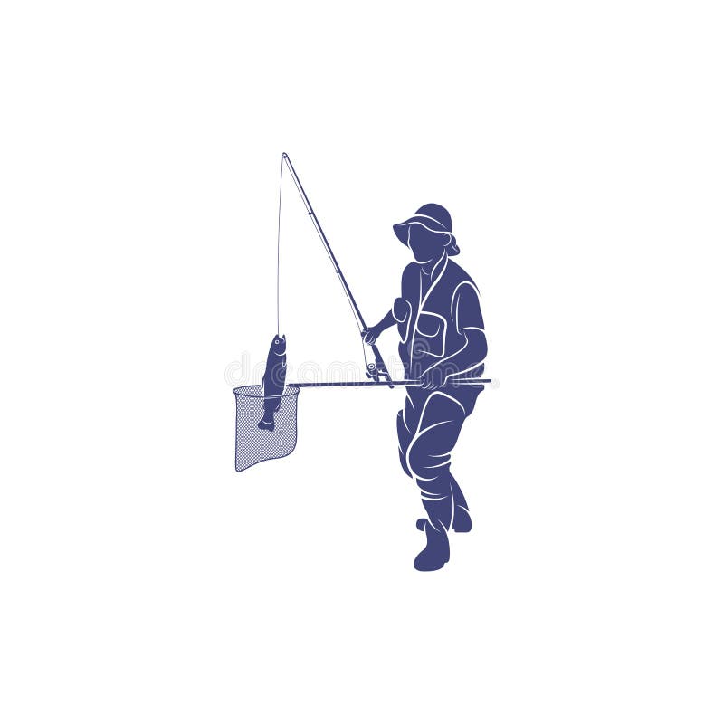 Angler Design Vector Illustration, Creative Angler Logo Design Concepts ...