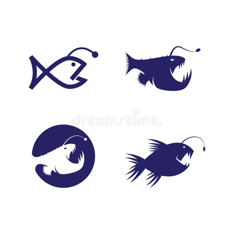 Angler fish logo stock vector. Illustration of animal - 239982508