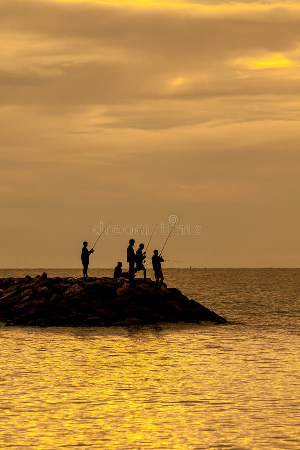 Angler's Shadow In Morning Sun Picture. Image: 25512209