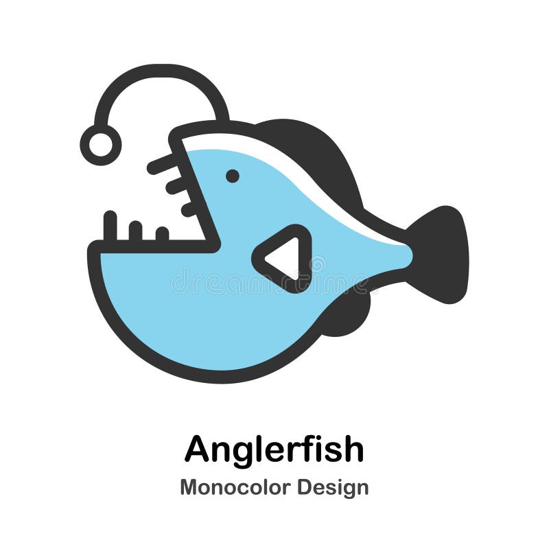 Anglerfish Icon Stock Illustrations – 310 Anglerfish Icon Stock ...