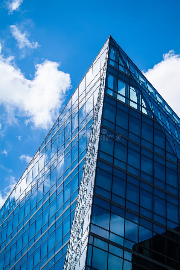 Angles stock photo. Image of cloud, abstract, blue, glass - 43605186