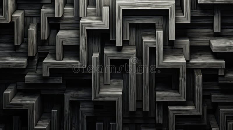 Angles Grey Geometric Patterns Stock Illustration - Illustration of ...