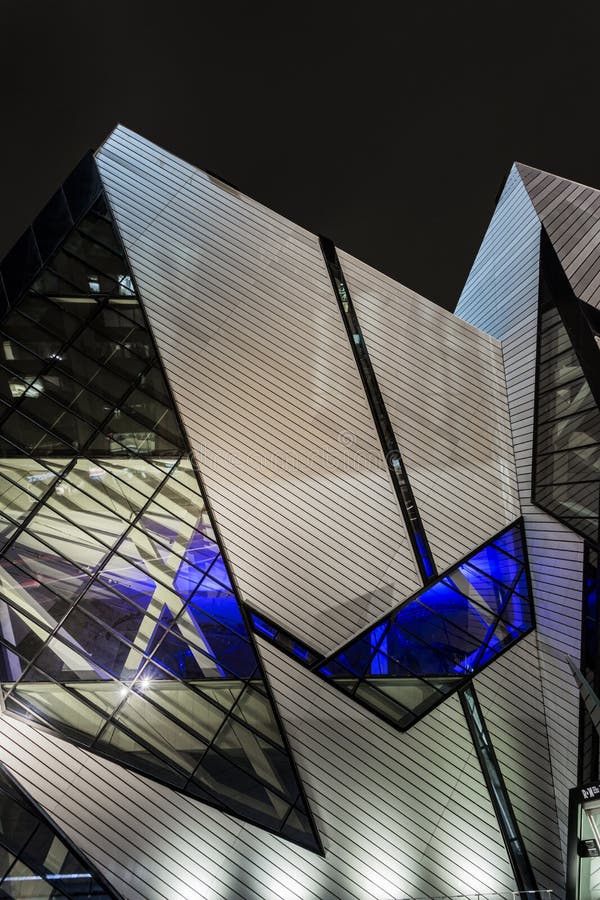 Angles of the ROM editorial stock photo. Image of ontario - 60460658
