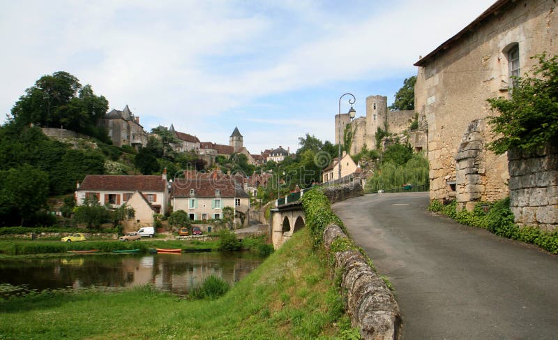 Angles-sur-Anglin stock photo. Image of castle, europe - 8548214