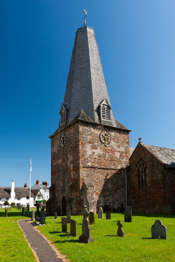 Porlock Village Church Uk Stock Photos - Free & Royalty-Free Stock ...