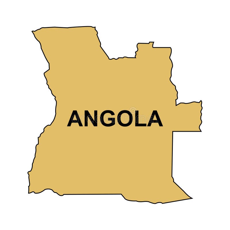 Angola country map stock vector. Illustration of abstract - 304391731