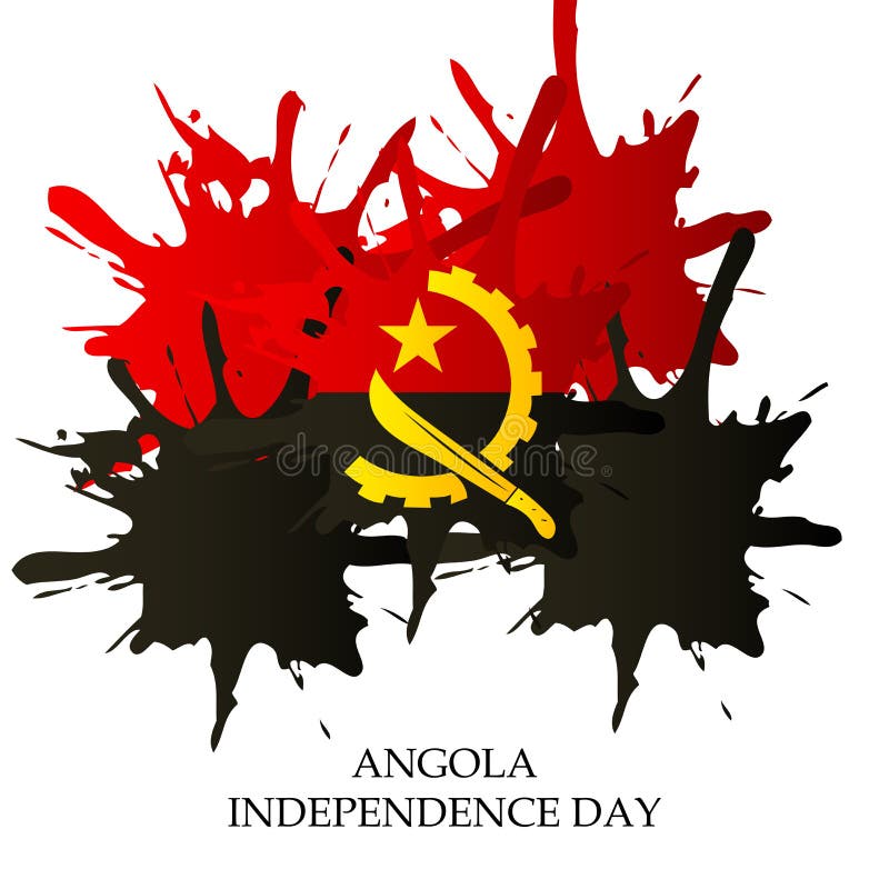 Angola Independence Day. stock illustration. Illustration of ...