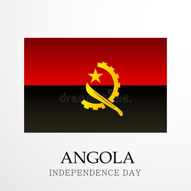 Angola Independence Day. stock illustration. Illustration of design ...