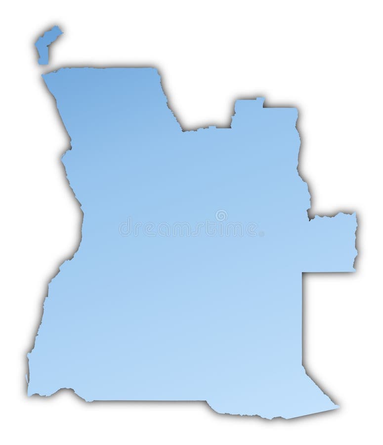 Angola Map stock illustration. Illustration of isolated - 10182093