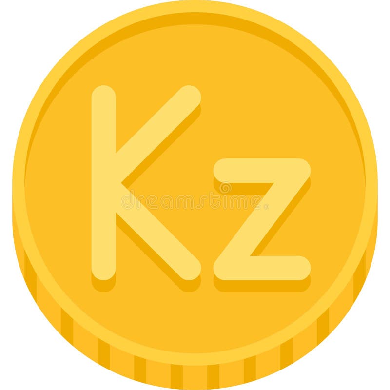 Angolan Kwanza Coin Icon, Currency of Angola Stock Vector ...