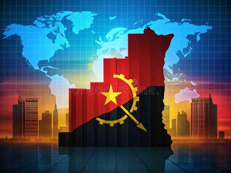 Angolas Economic Growth a Silhouette of Progress and Potential Stock ...