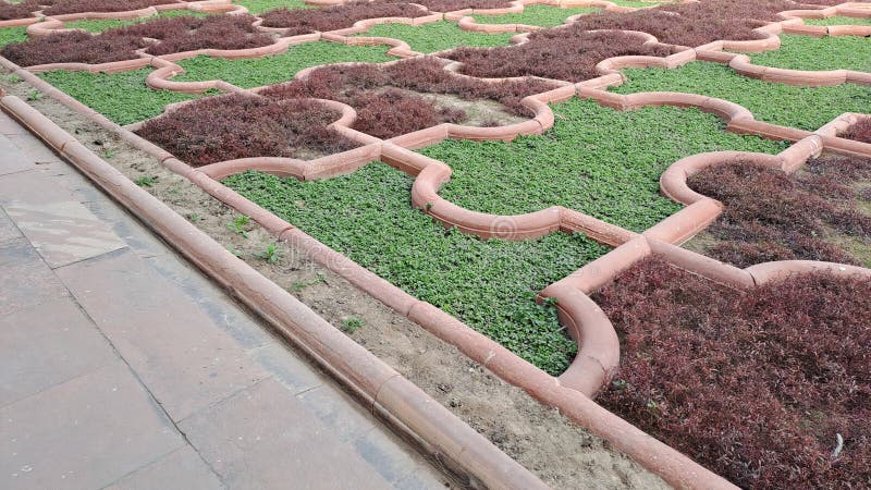 Angoori Bagh Inside the Agra Fort Stock Photo - Image of historic ...