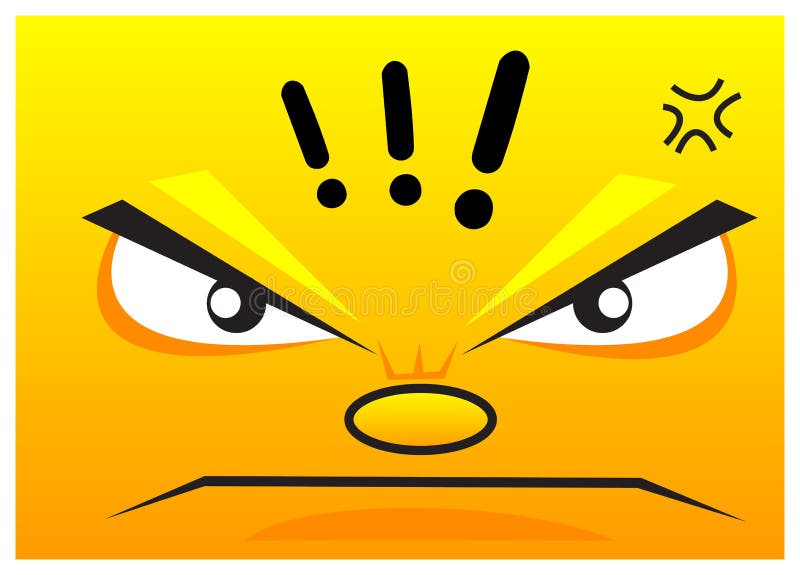 Angry Cartoon Face Stock Illustrations – 109,911 Angry Cartoon Face ...