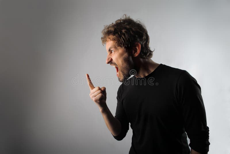 Angry stock photo. Image of facial, furious, portrait - 9070594